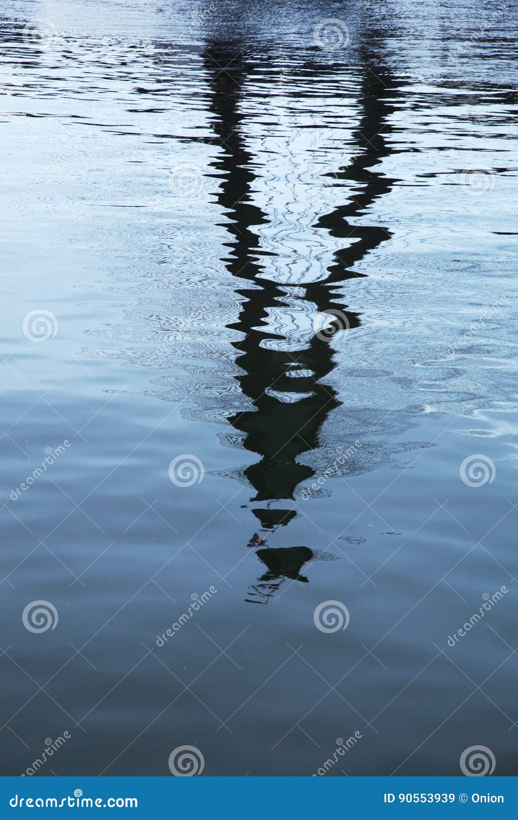 Odd shape reflection stock image. Image of orange, color - 90553939