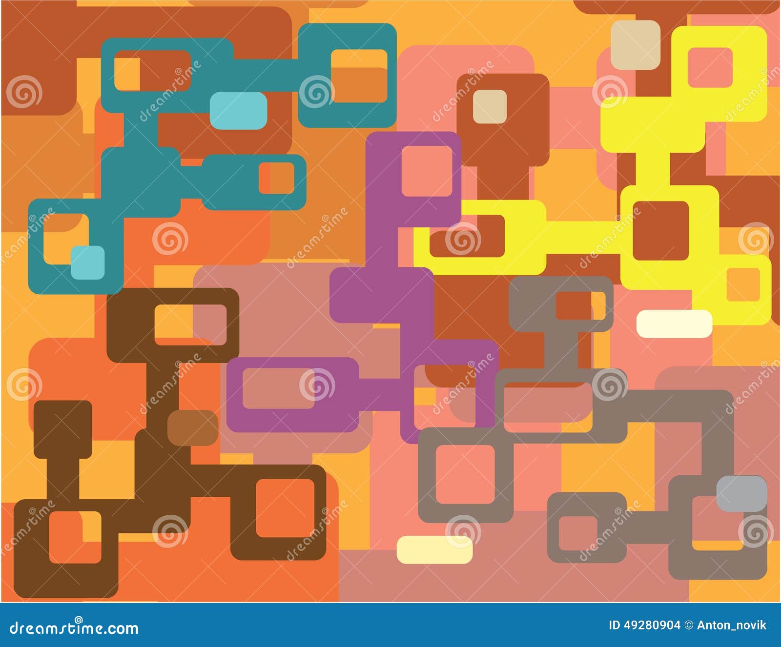 Odd Shapes Abstract Multicolor Vector Stock Vector - Illustration of ...