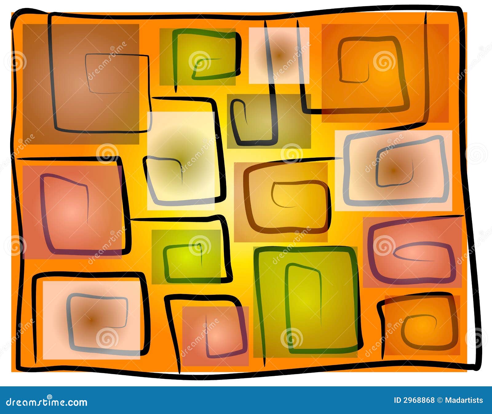Odd Square Spirals Background Stock Photography | CartoonDealer.com ...