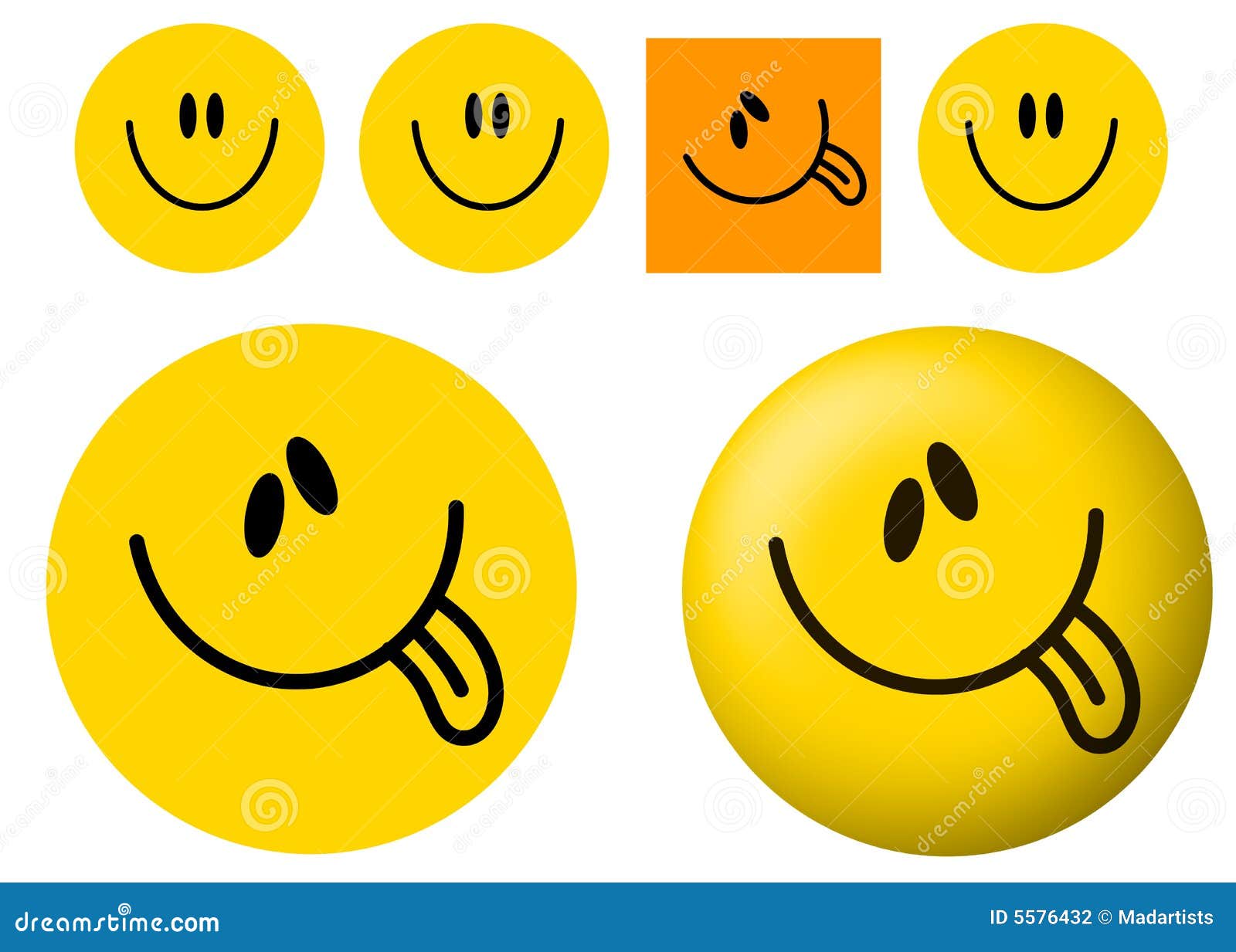 Goofy Face Doodle Black And White Stock Photography | CartoonDealer.com ...