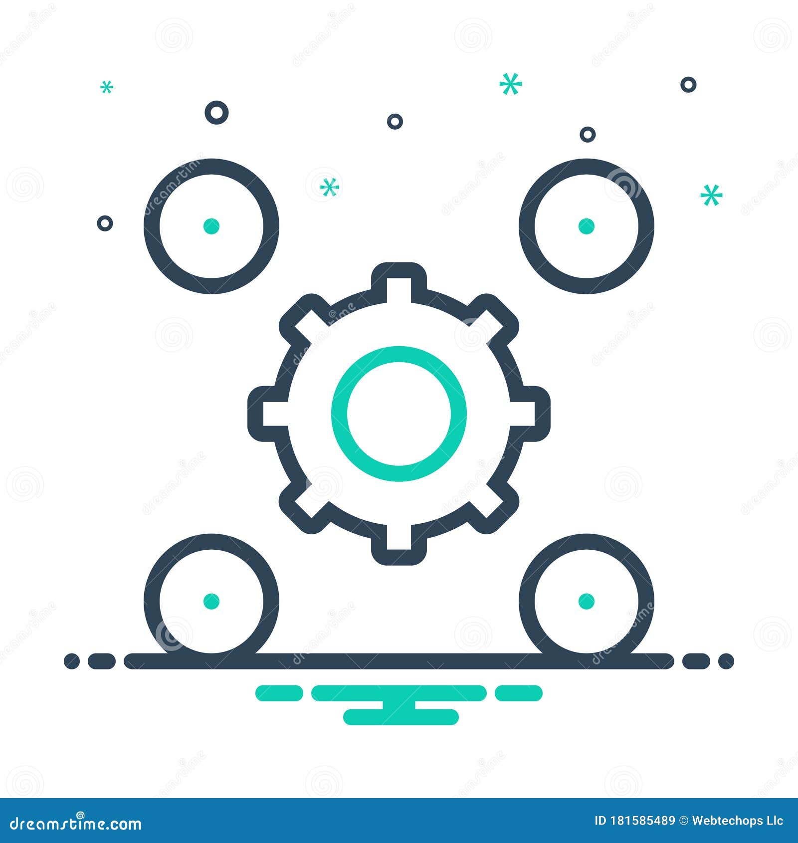 Mix Icon for Odds, Difference and Distinction Stock Vector ...