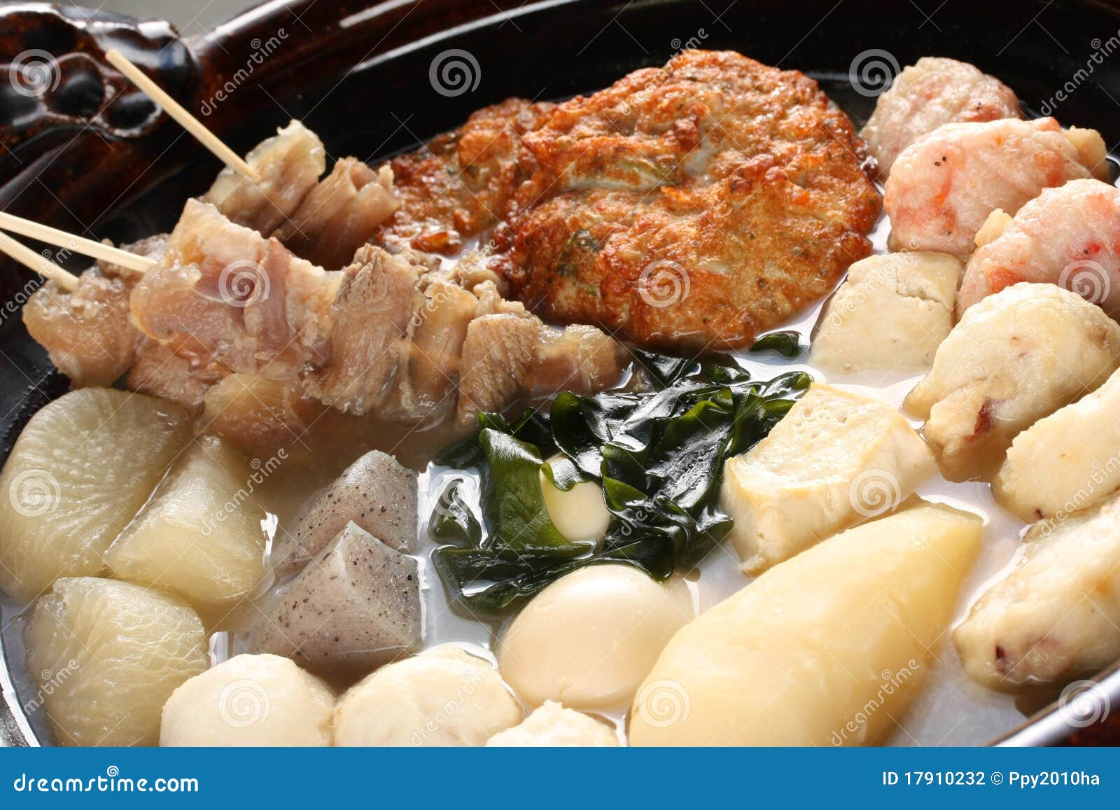 Oden , japanese food stock photo. Image of daikon, dashi - 17910232