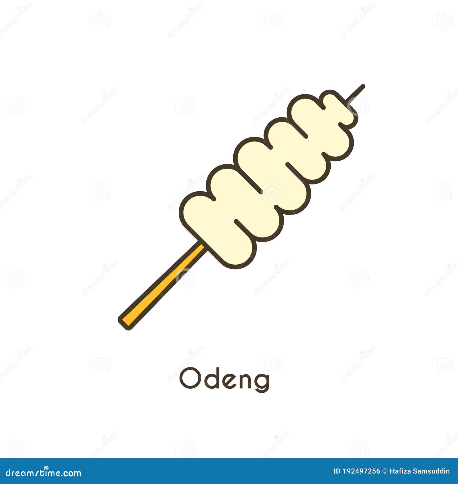 Odeng. Vector Illustration Decorative Design Stock Vector ...