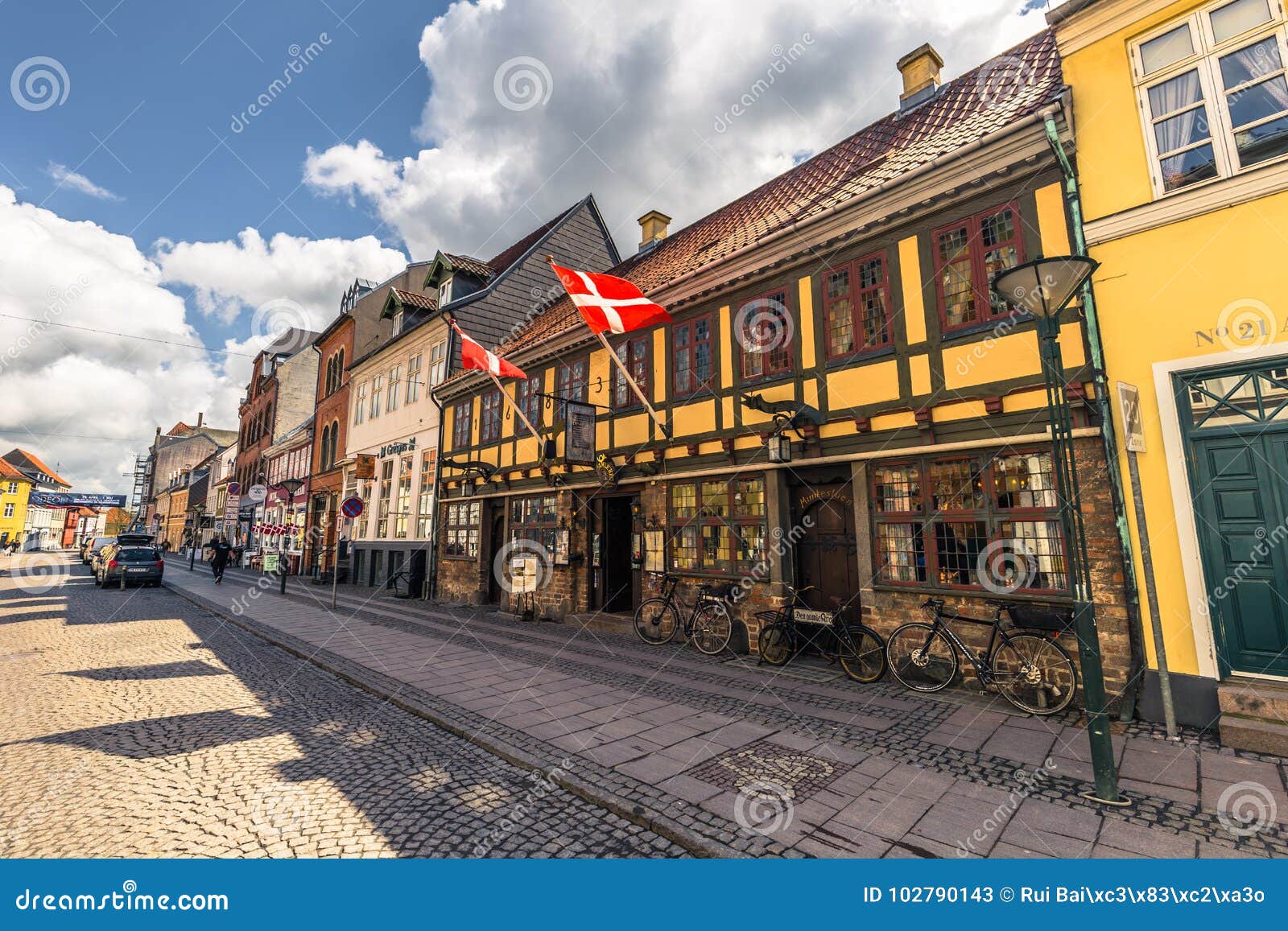 Odense, Denmark - April 29, 2017: Old Town of Odense Editorial Stock ...