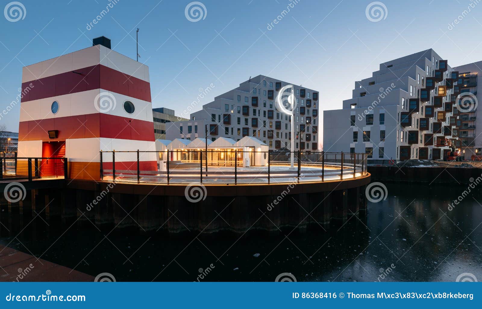 Odense Outdoor Harbor Swimming Pool, Denmark Stock Photo - Image of ...