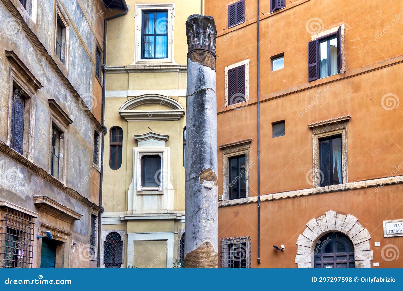 Odeon of Domitian stock photo. Image of landmark, rome - 297297598