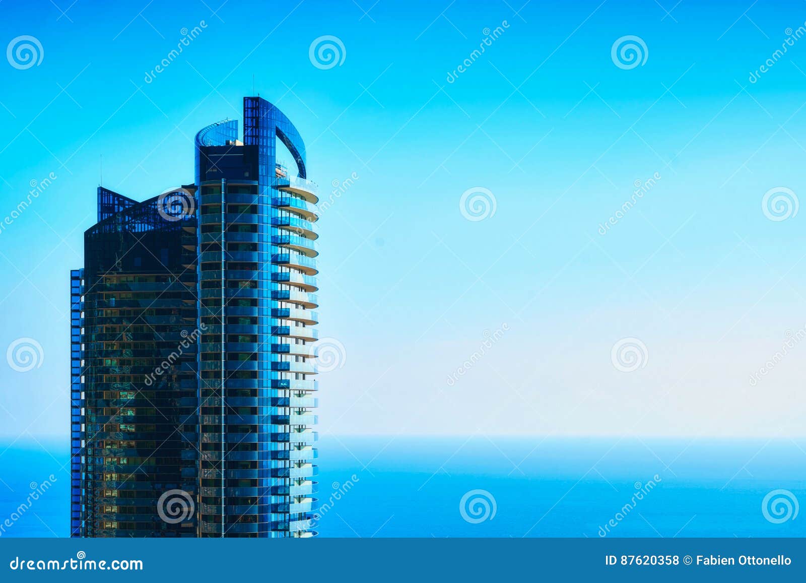 Odeon Tower - the Tallest Skyscraper in Monaco Stock Photo - Image of ...