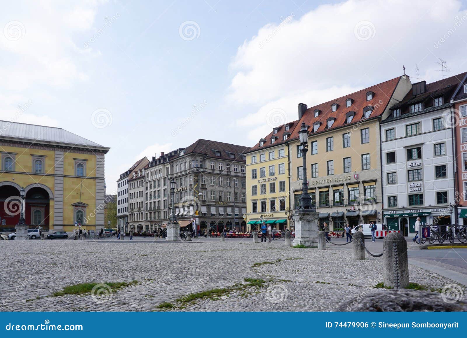Odeonsplatz with Beautiful Building Around Editorial Photo - Image of ...
