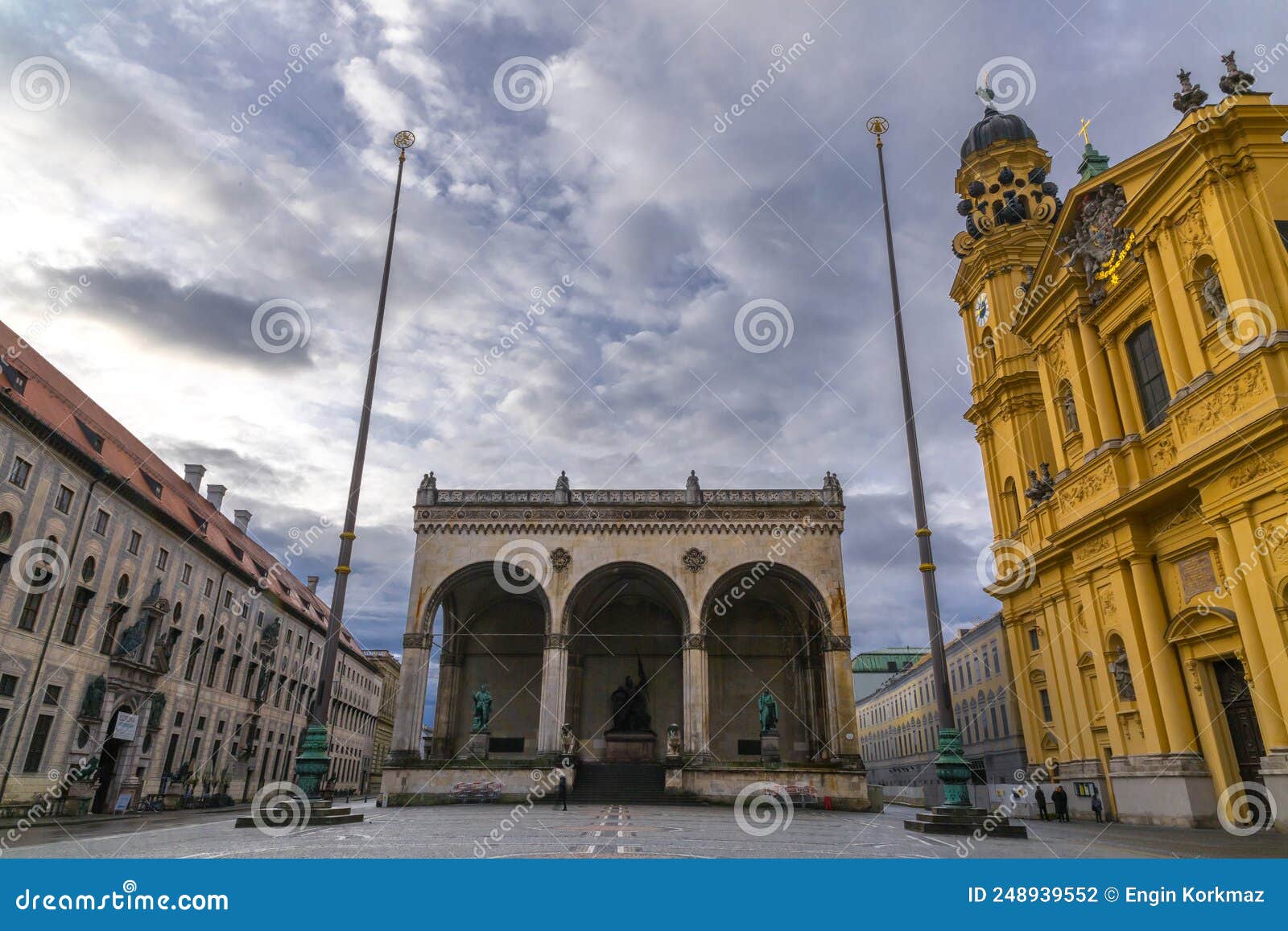 Odeonsplatz in Munich, Bavaria, Germany Editorial Photography - Image ...