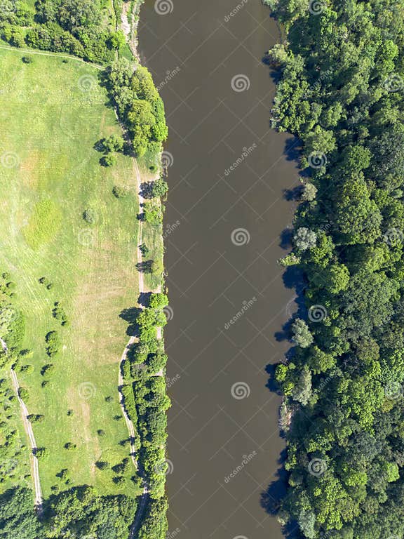 Oder River in Europe, View from the Top Stock Photo - Image of highway, europe: 320528630