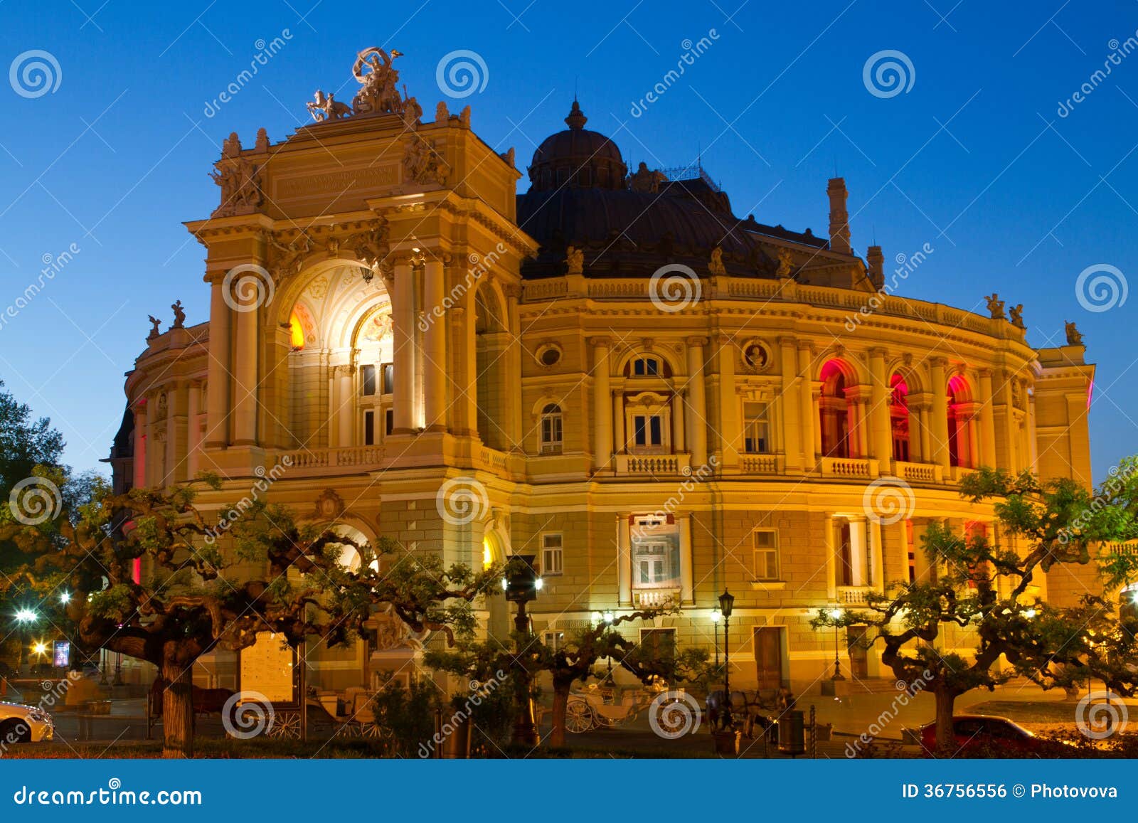 Odessa Opera and Ballet Theater Stock Photo - Image of building ...