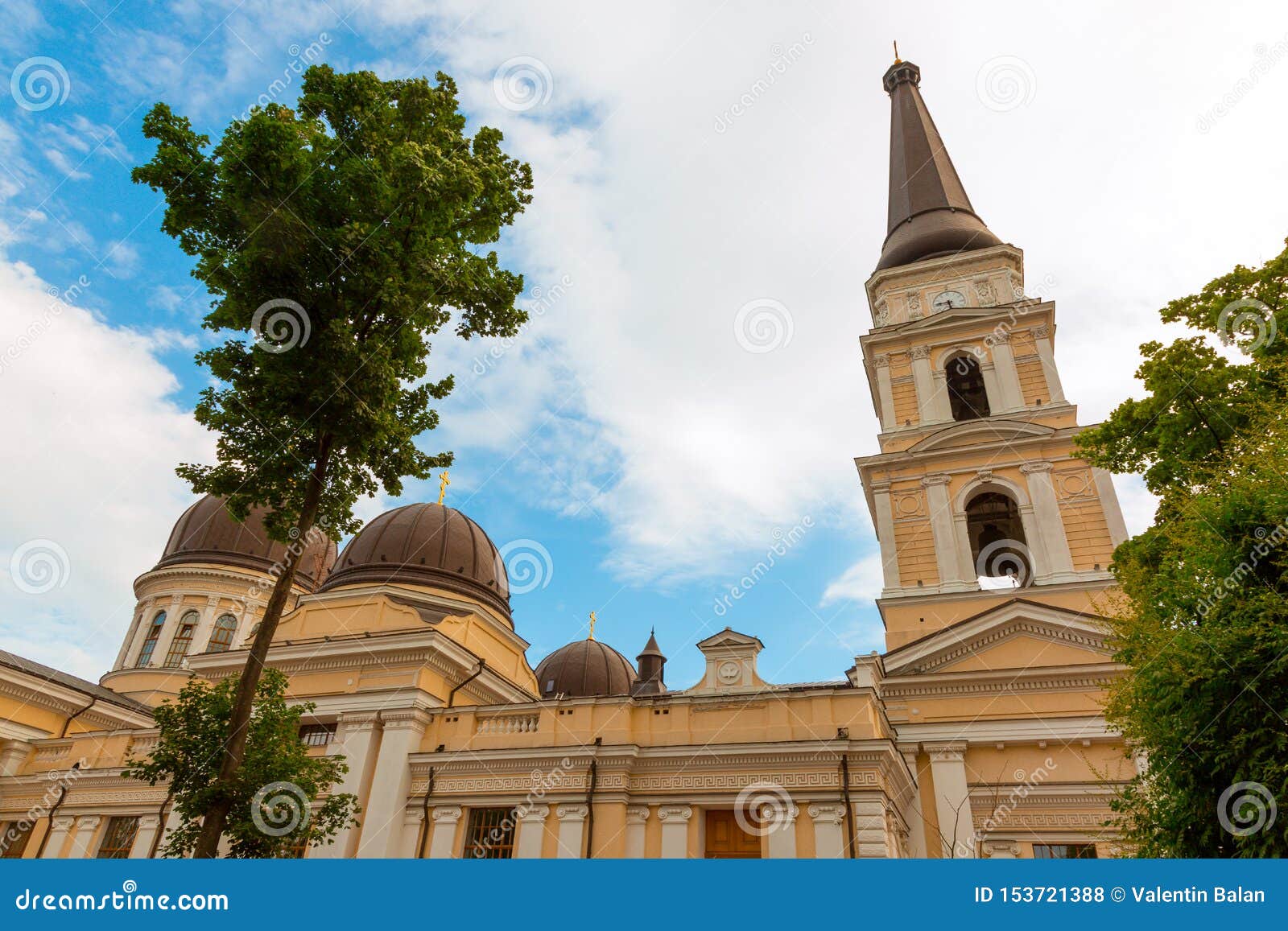 The Odessa Orthodox Cathedral Stock Photo - Image of city, dedicated ...