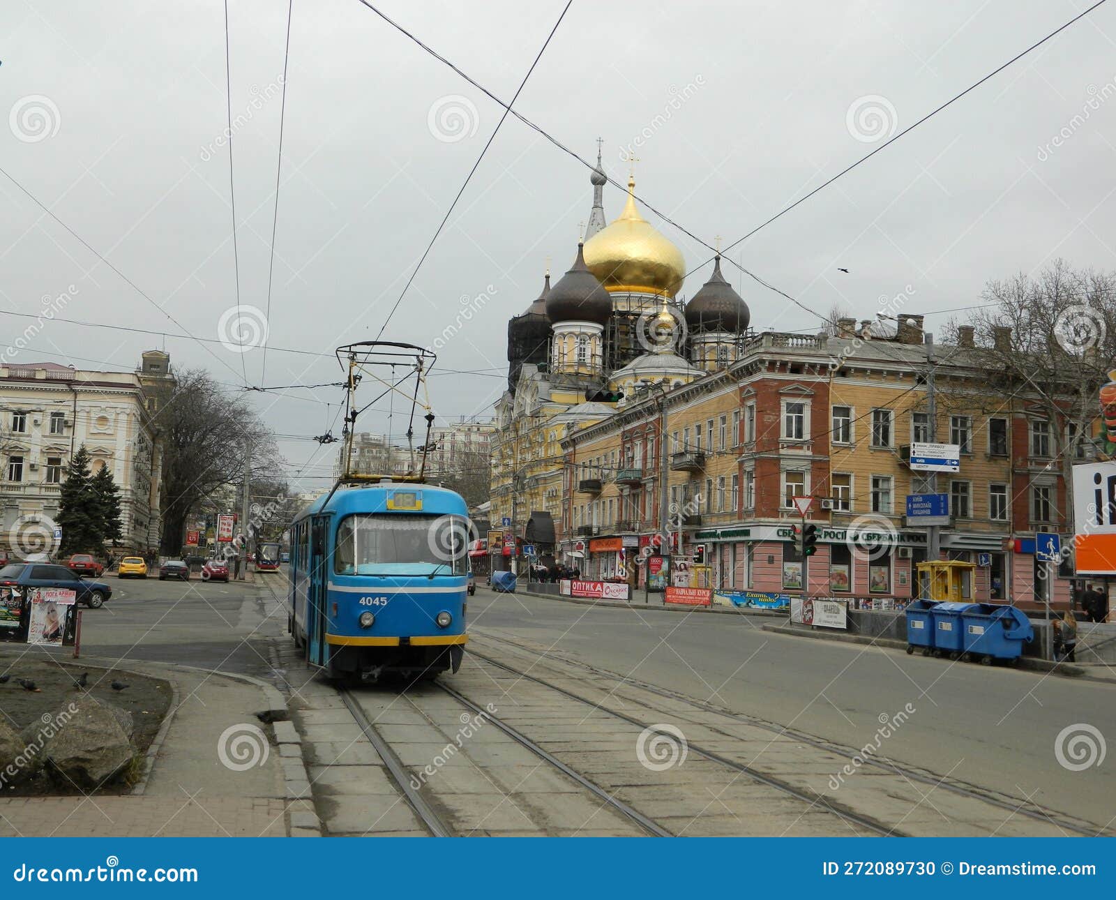 Odessa tram editorial image. Image of downtown, train - 272089730