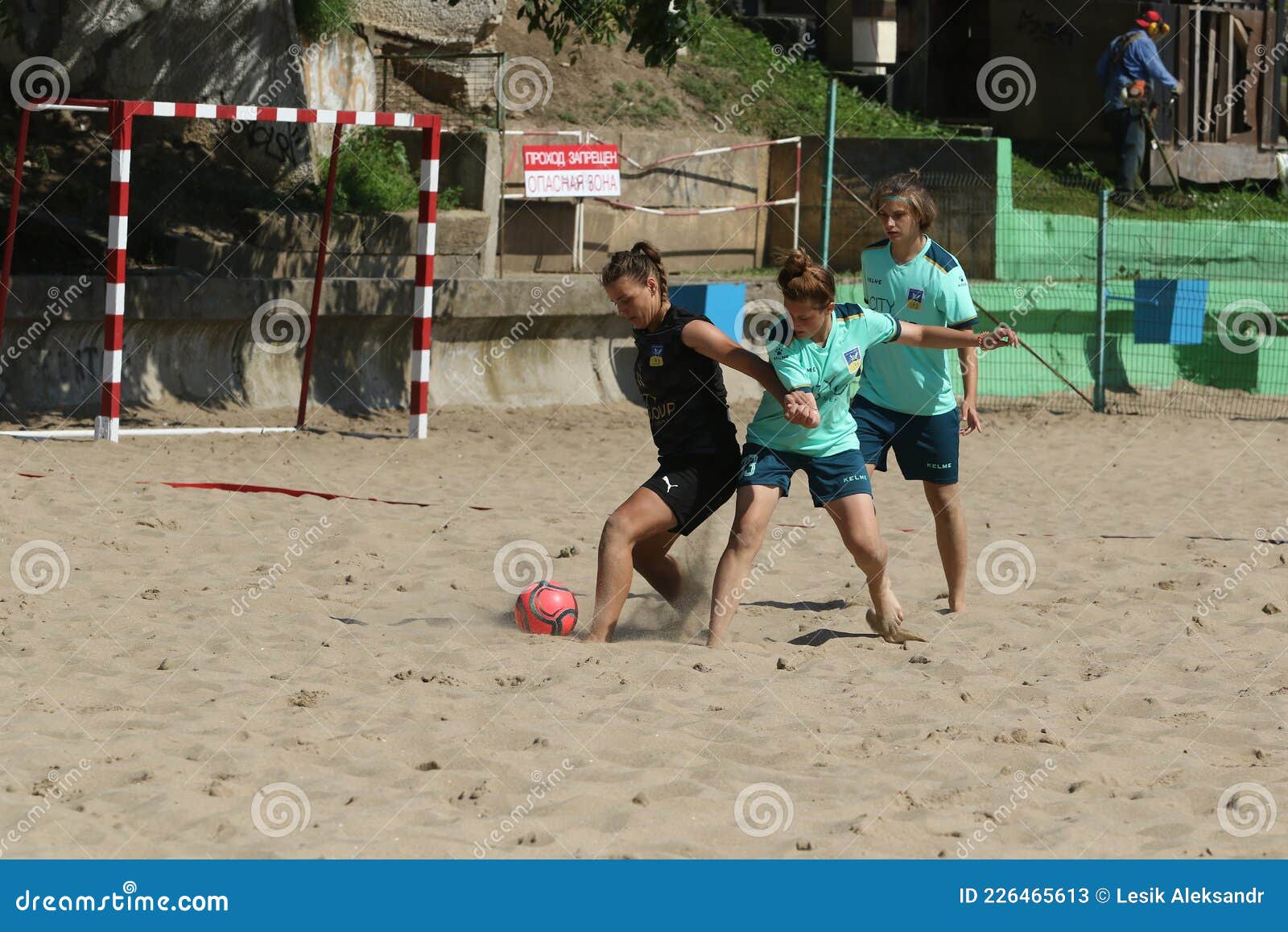 Ukrainian Beach Soccer Women S Cup The Girl S Footballers Are Desperately Playing Beach Soccer