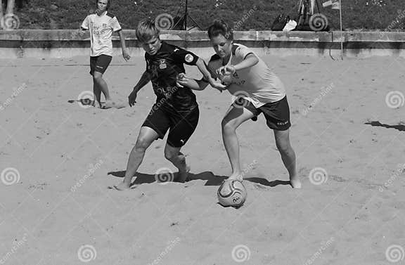 Ukrainian Beach Soccer Women S Cup The Girl S Footballers Are Desperately Playing Beach Soccer
