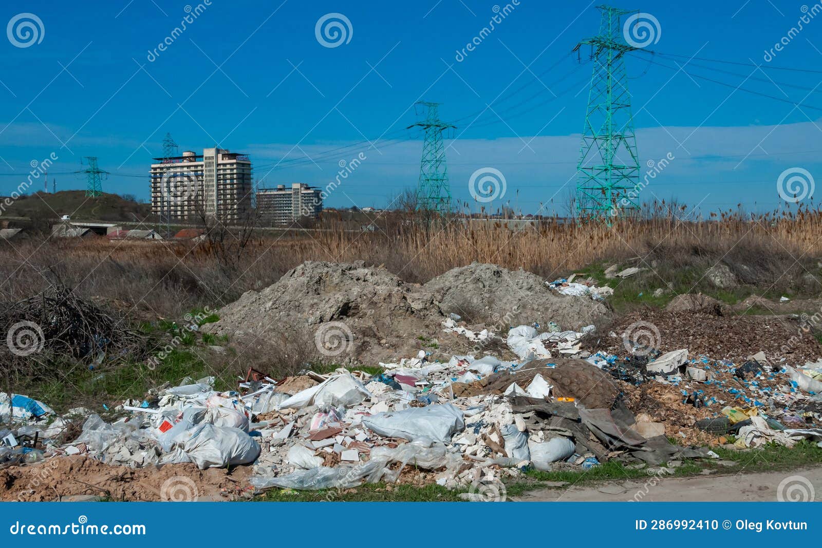 Illegal Spontaneous Garbage Dump, Wildlife Pollution, Environmental ...