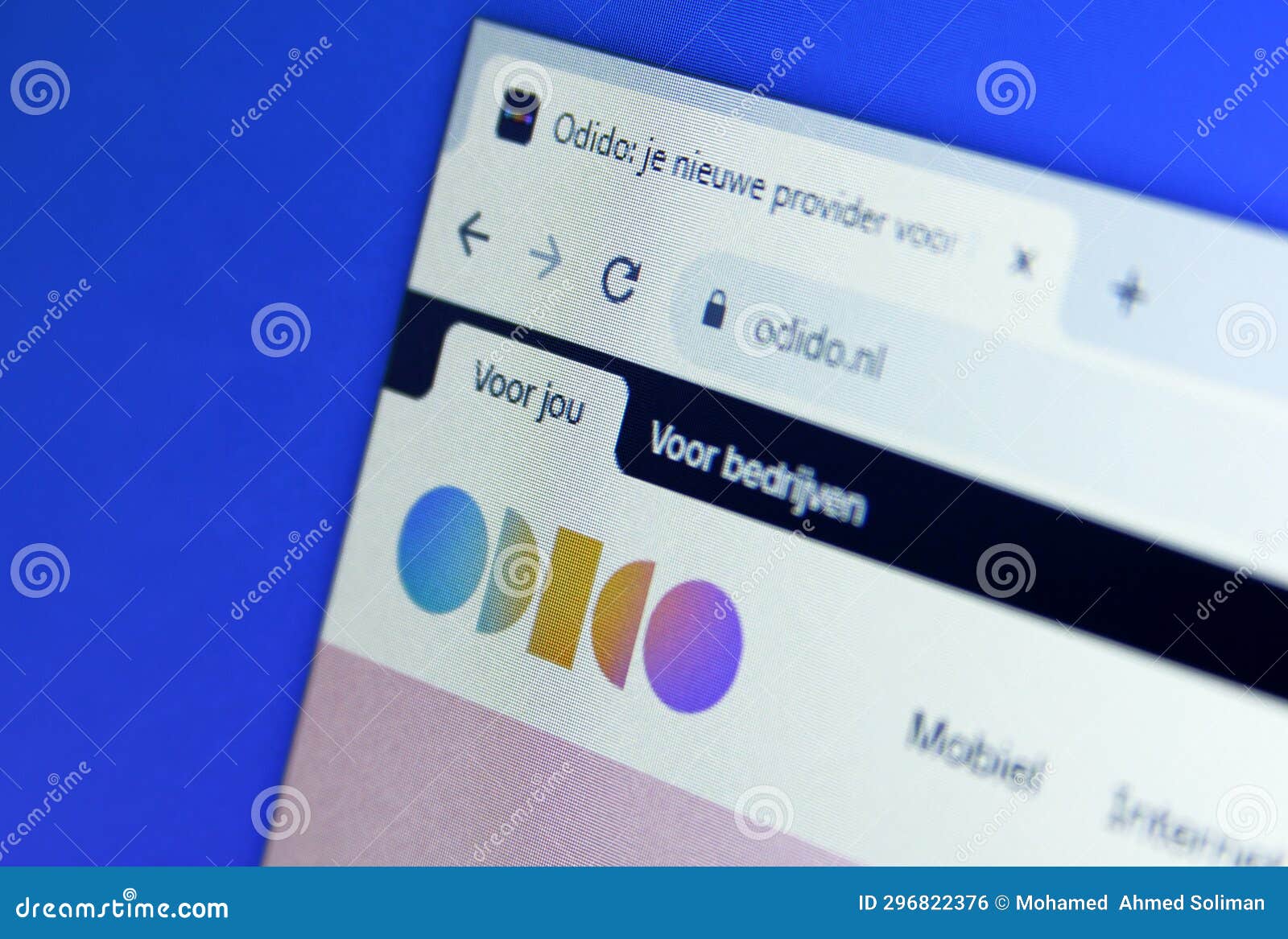 Odido telecom company editorial photo. Image of logo - 296822376