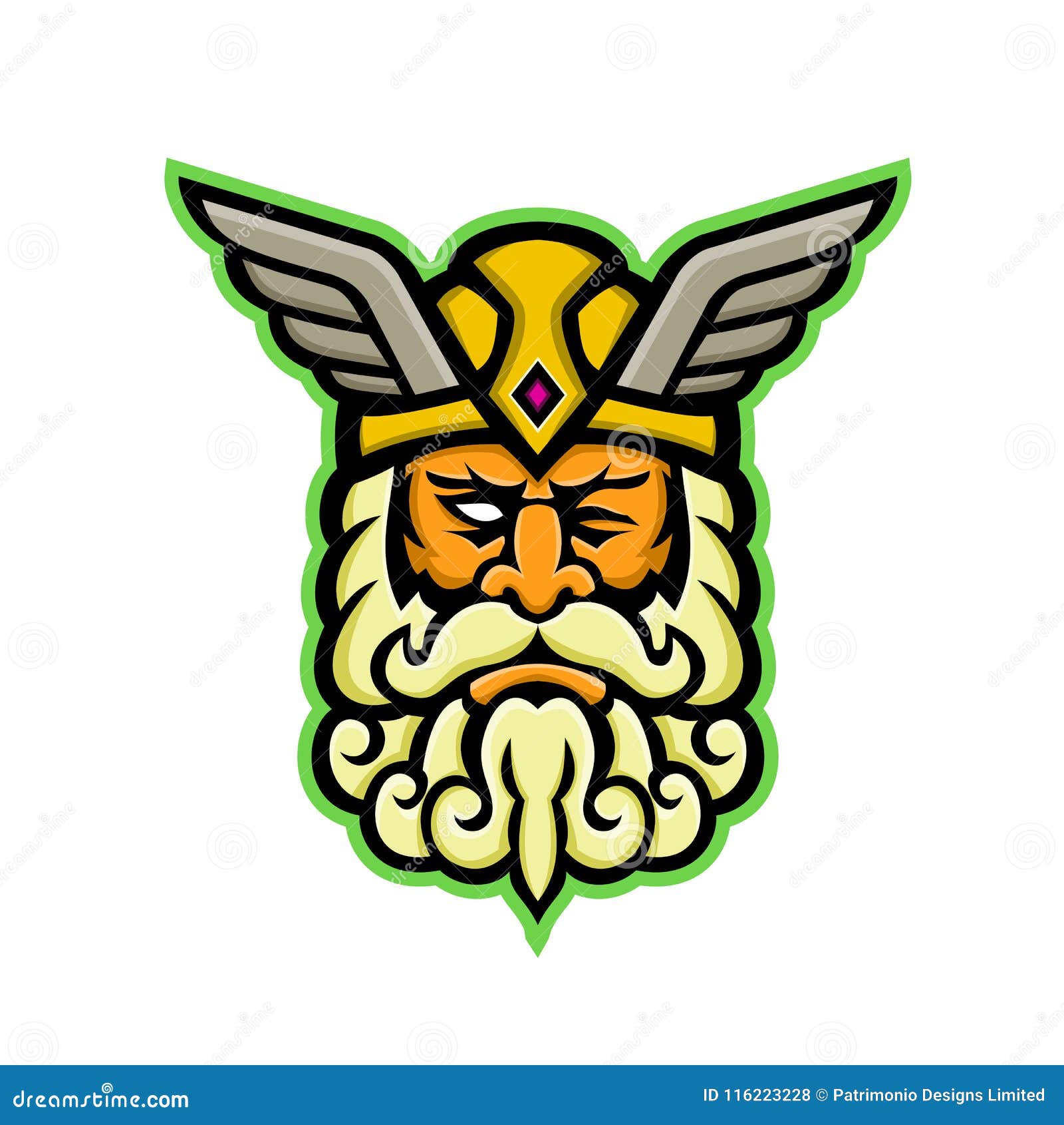 Odin- The Graphic Is A Symbol Of The Horns Of Odin Cartoon Vector ... Odin- The Graphic Is A Symbol Of The Horns Of Odin Cartoon Vector ...