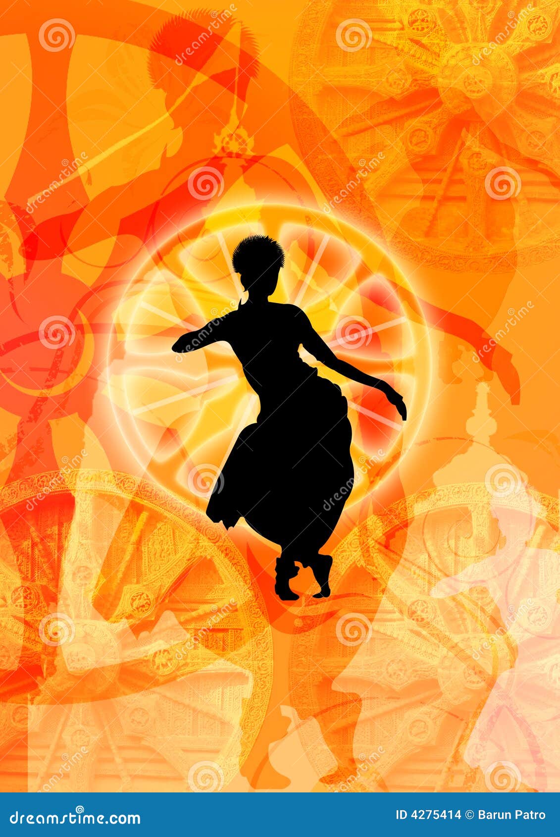 Odissi Indian Traditional Dress Of Orissa With Cultural Dance By Cute ...