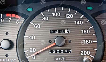 Odometer stock image. Image of dark, gasoline, fuel, close - 3366633