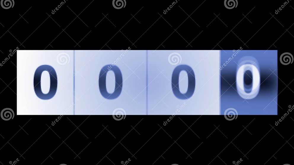 Odometer Countdown , Countdown Clock ,3D Animation, 4k High Quality, 3D ...