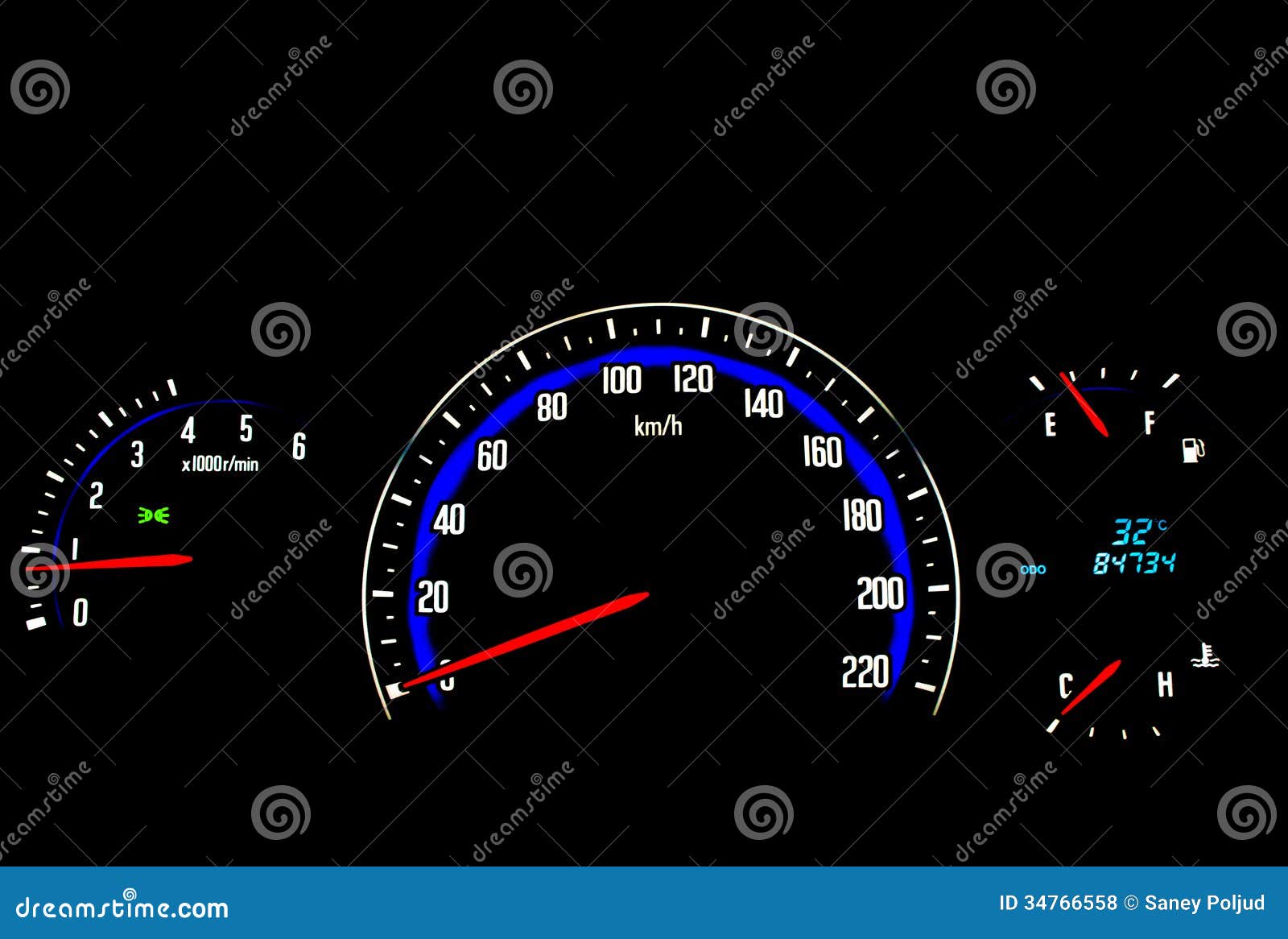 Odometer. stock photo. Image of object, motor, invitation - 34766558
