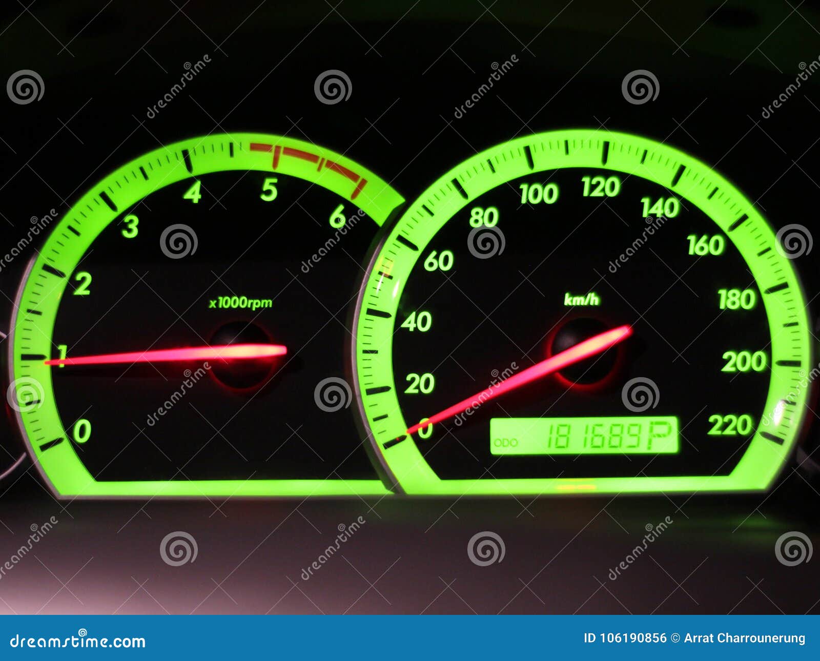 Odometer Speed in my car stock photo. Image of caution - 106190856