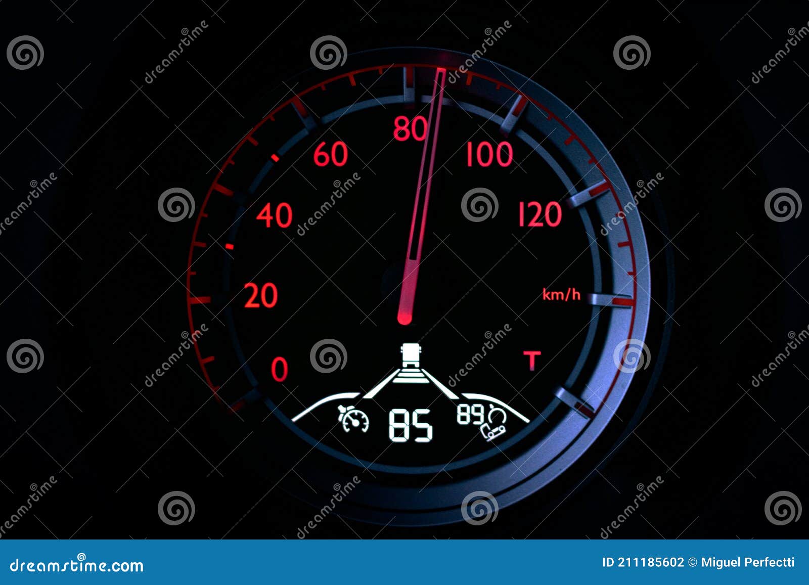 Odometer of a truck stock photo. Image of dashboard - 211185602