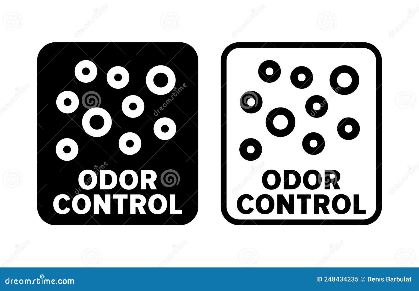 Odor Control Vector Information Sign Stock Vector - Illustration of ...
