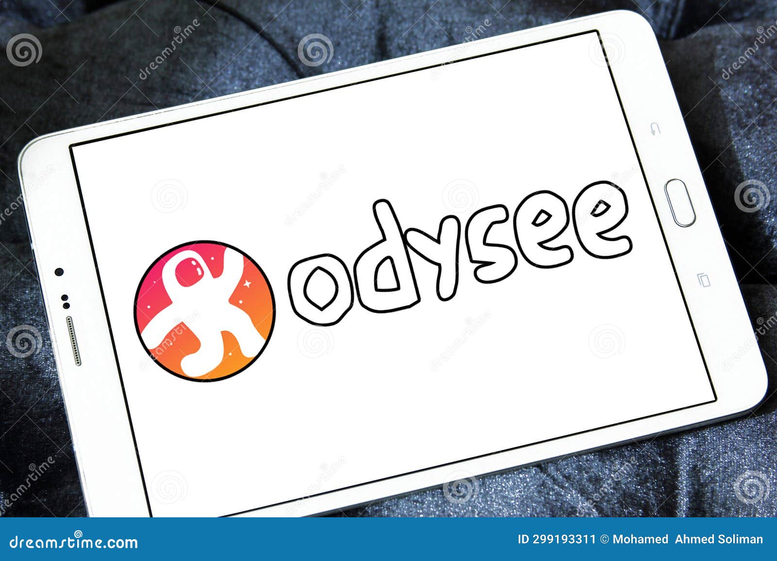 ODYSEE video platform logo editorial photo. Image of protocol - 299193311