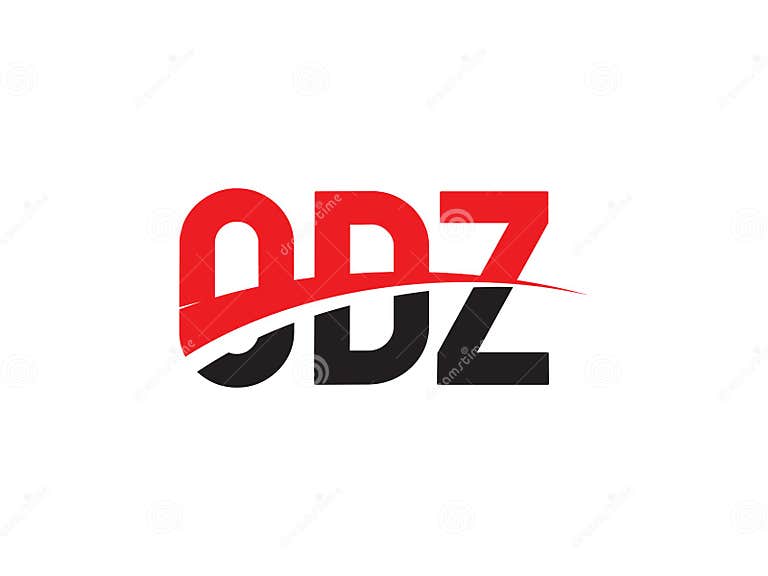 ODZ Letter Initial Logo Design Vector Illustration Stock Vector ...