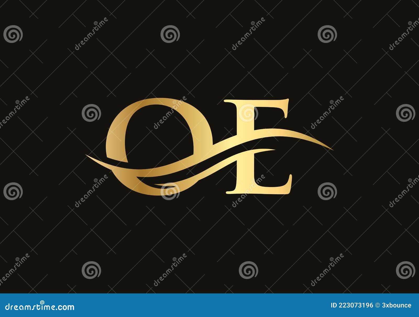 OE Letter Linked Logo for Business and Company Identity. Initial Letter ...