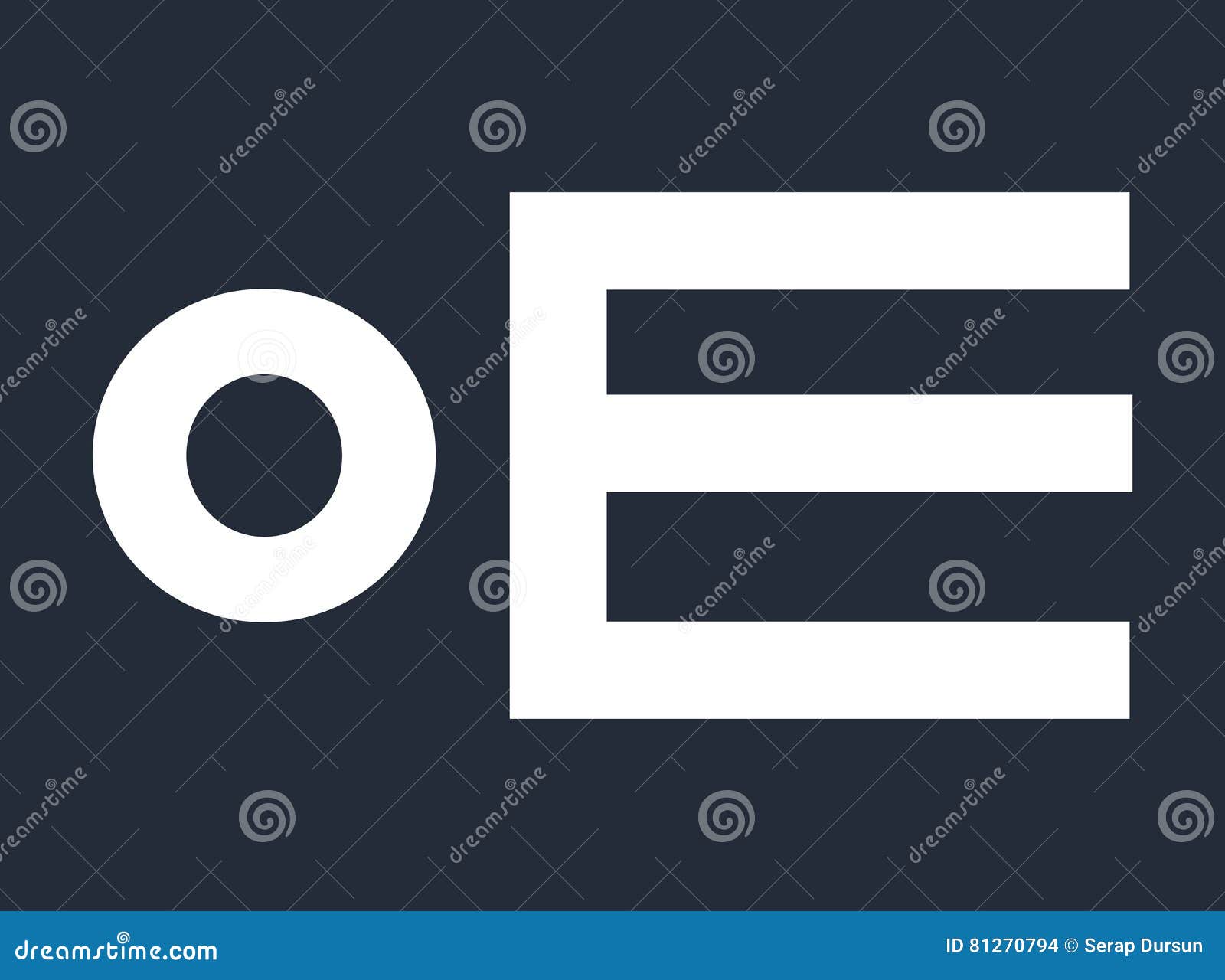 OE Logo Design stock vector. Illustration of circle, concept - 81270794