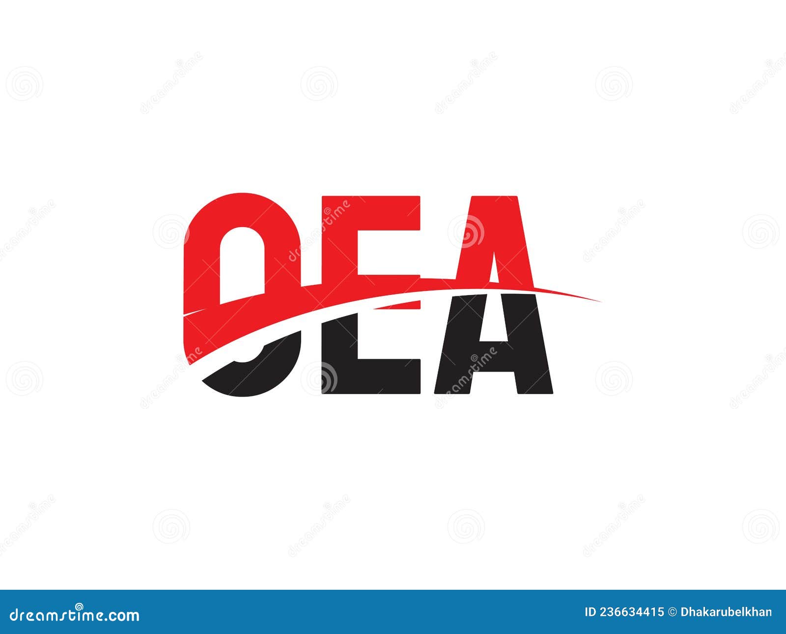 OEA Letter Initial Logo Design Vector Illustration Stock Vector ...