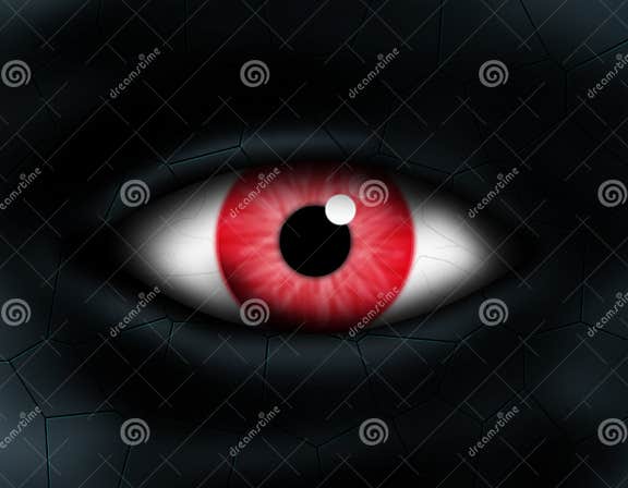 Oeil de monstre illustration stock. Illustration du peek - 2319313