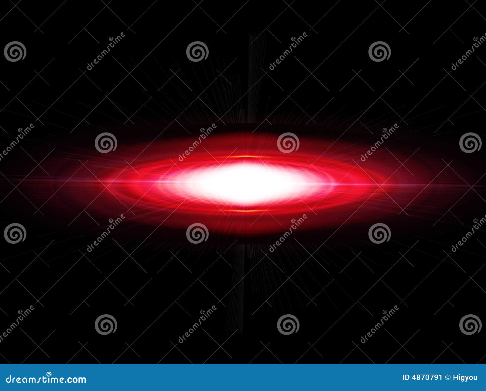 Oeil rouge illustration stock. Illustration du fond, lumière - 4870791