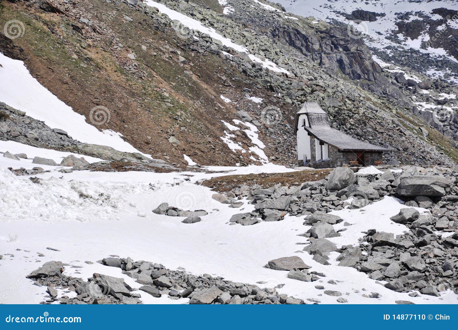 Oetztal Valley, Alpine Road and Chapel, Austria Stock Photo - Image of ...