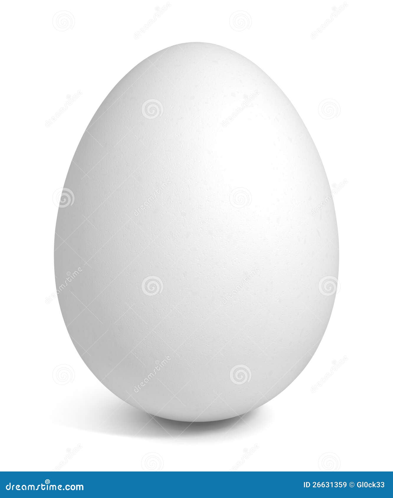 Oeuf blanc illustration stock. Illustration du manger - 26631359