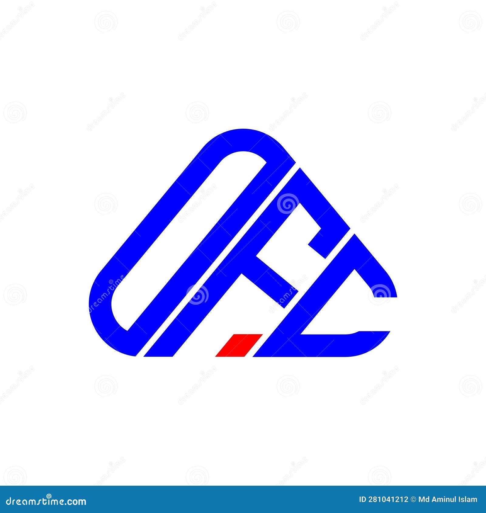 OFC Letter Logo Creative Design with Vector Graphic, OFC Stock Vector ...