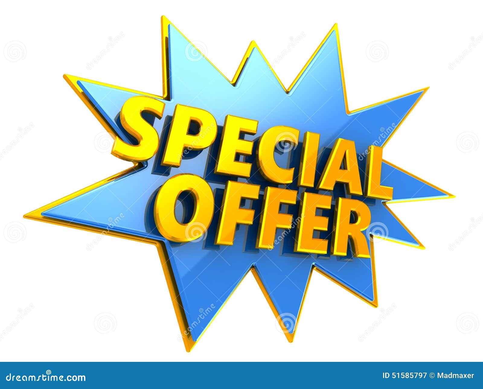 Oferta especial stock de ilustración. Ilustración de minorista - 51585797