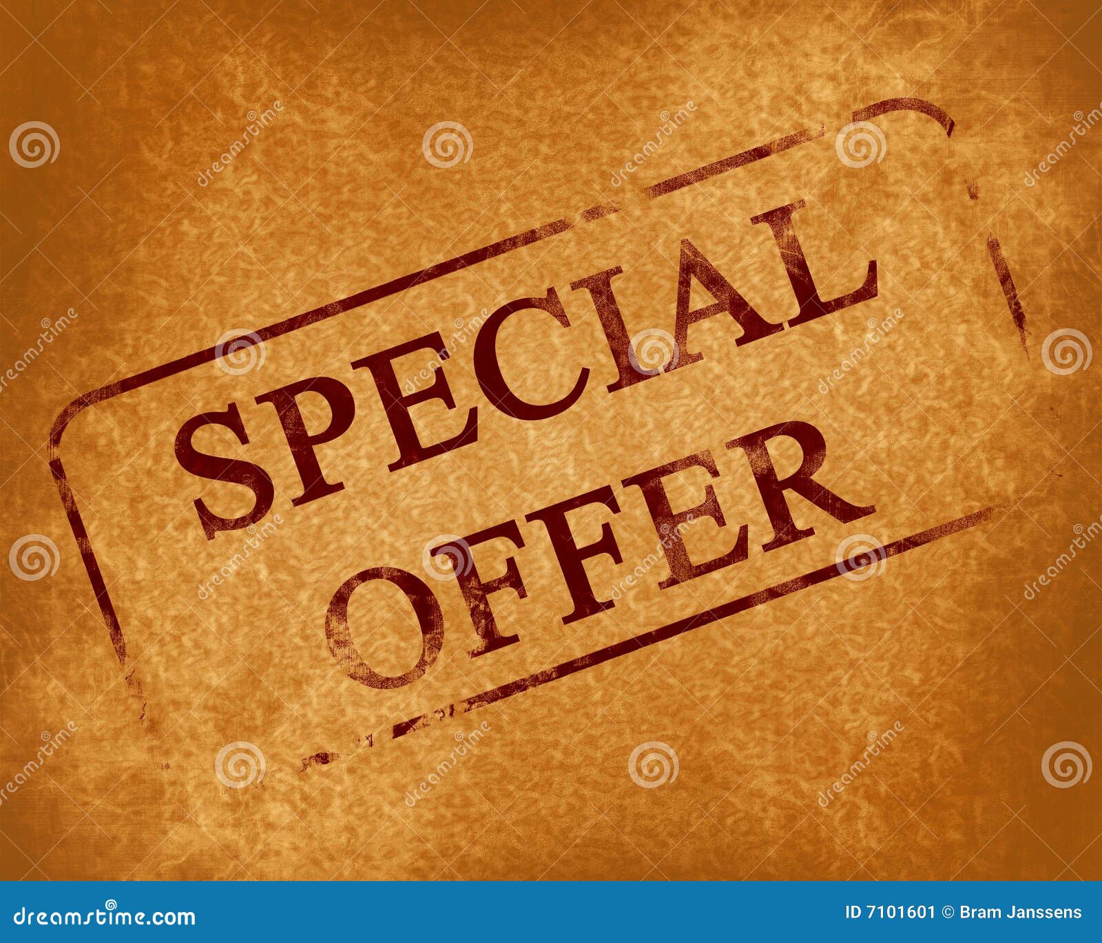 Oferta especial ilustração stock. Ilustração de pacote - 7101601