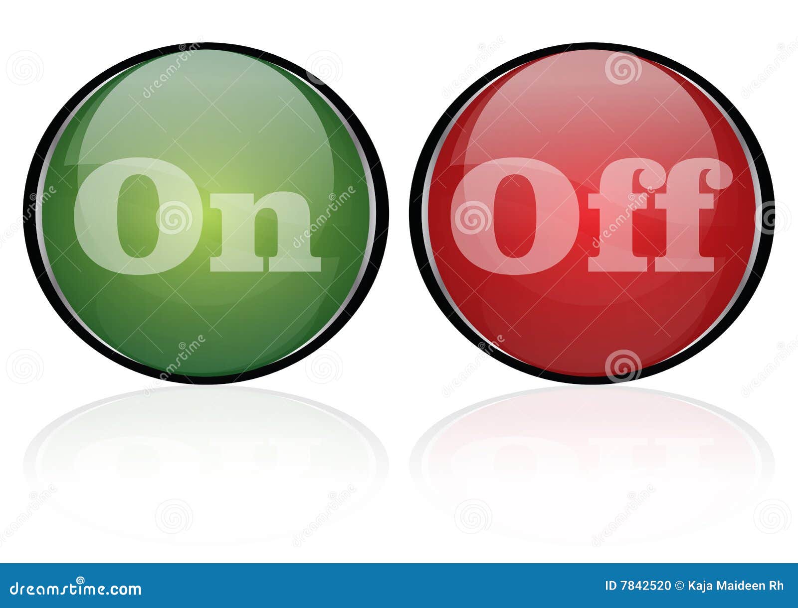 On Off Picture. Image: 7842520