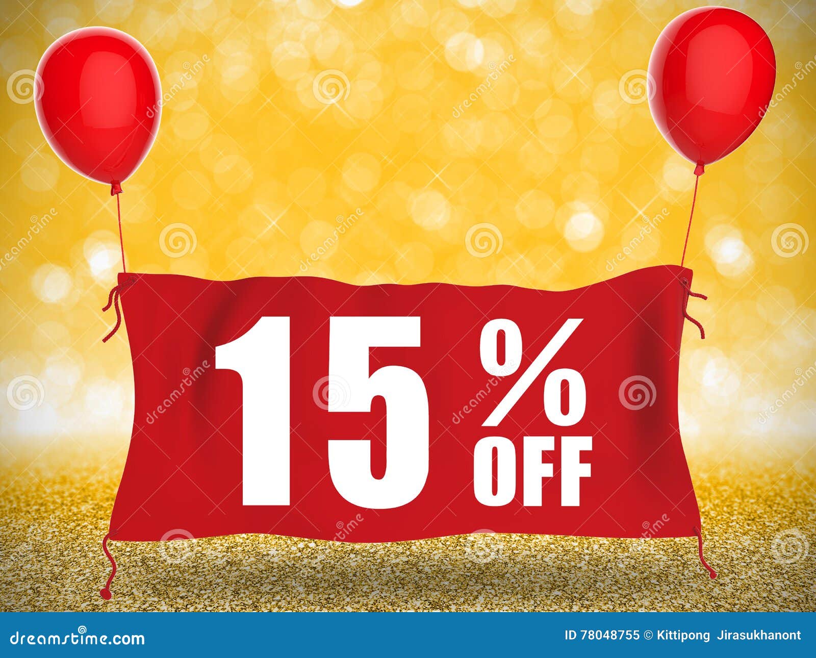 15 off banner stock illustration. Illustration of marketing - 78048755