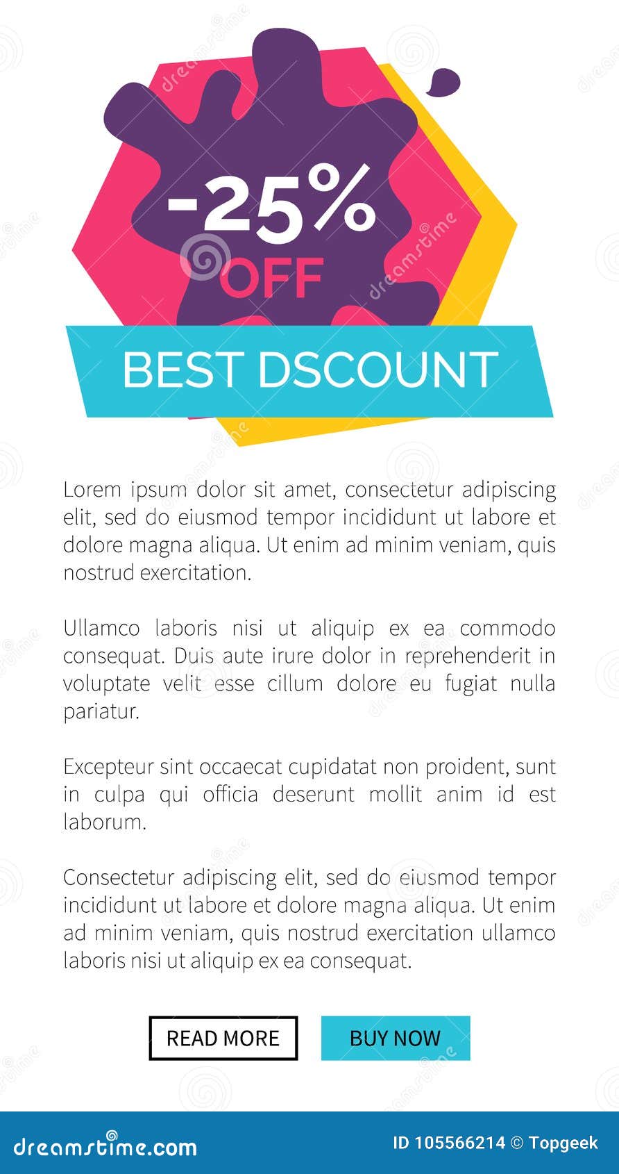 -25 Off Best Discount Website Vector Illustration Stock Vector ...