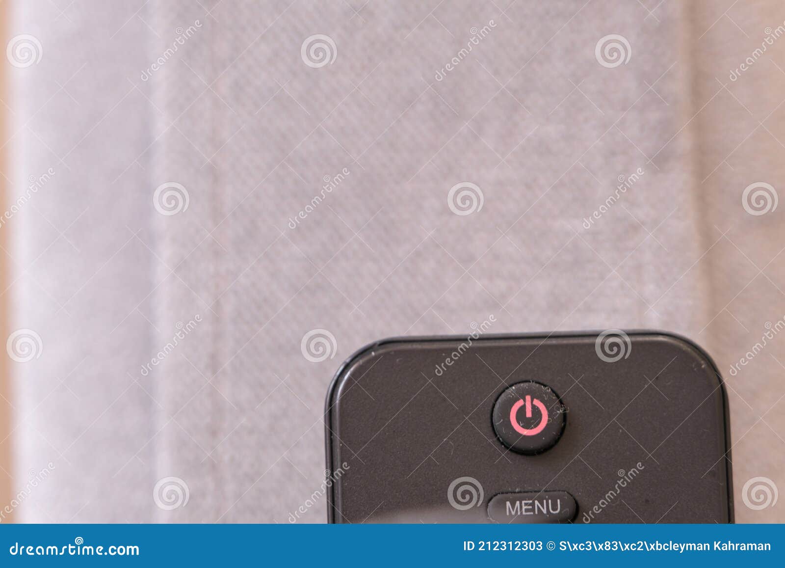 Off Button on TV Commander and Its Standing Stock Image - Image of ...