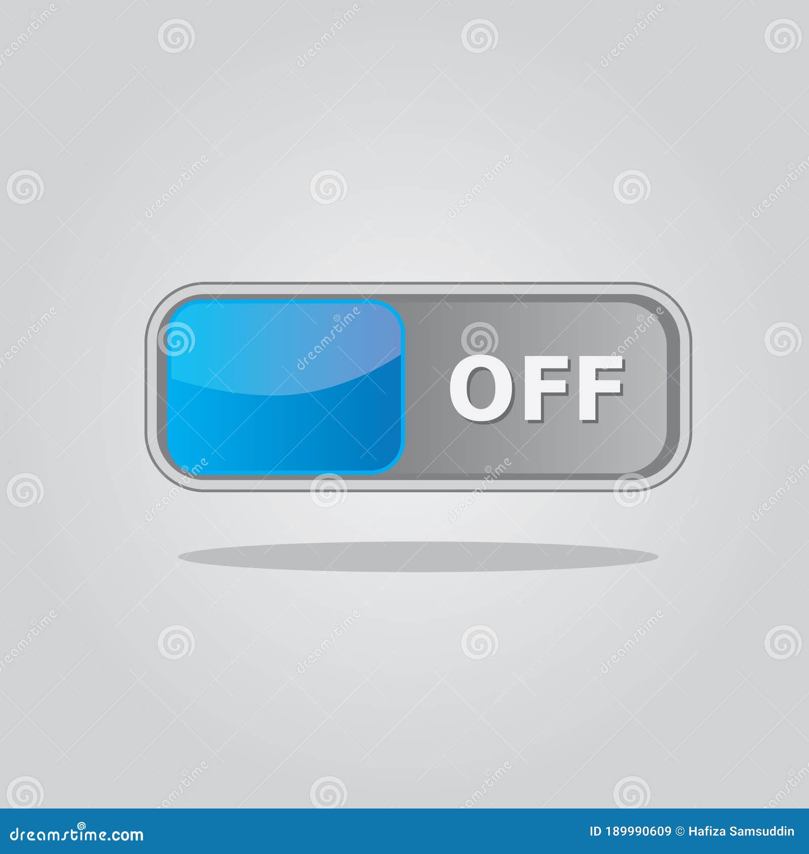 Off Button. Vector Illustration Decorative Design Stock Vector ...