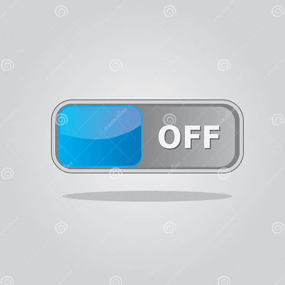 Off Button. Vector Illustration Decorative Design Stock Vector ...