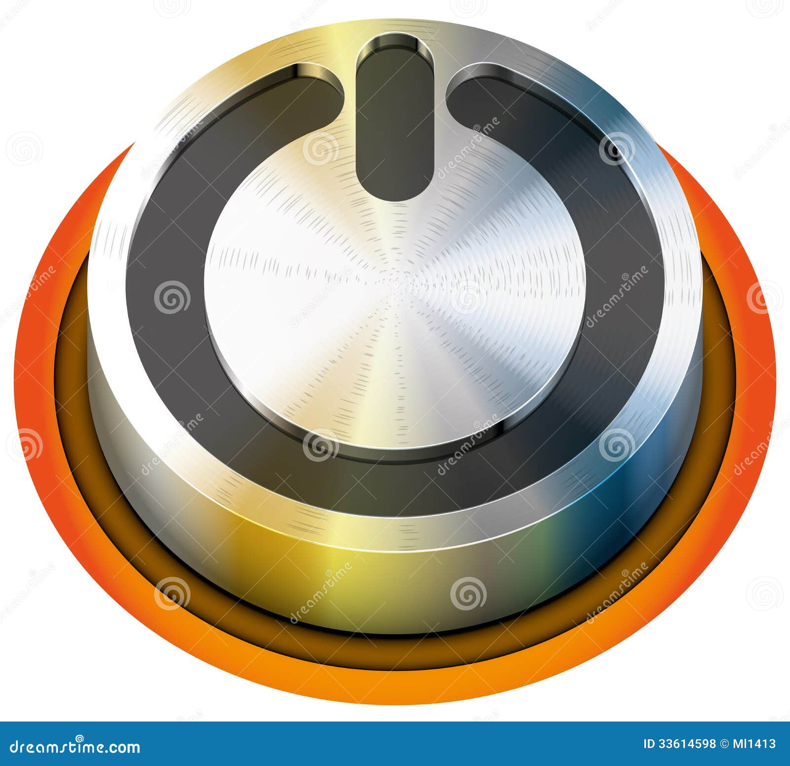 Off button stock vector. Illustration of internet, icon - 33614598