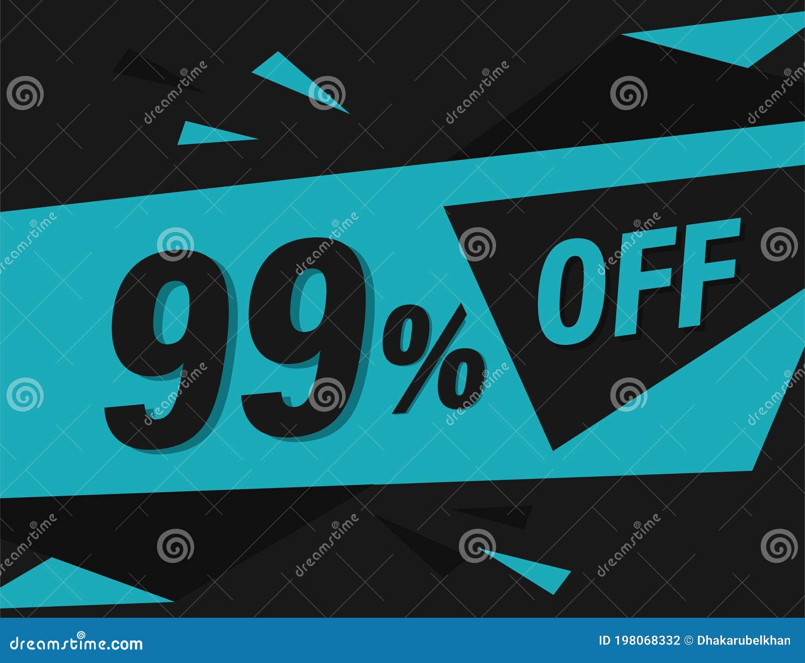 99 OFF Discount Banner, 99 OFF Special Offer Stock Vector ...