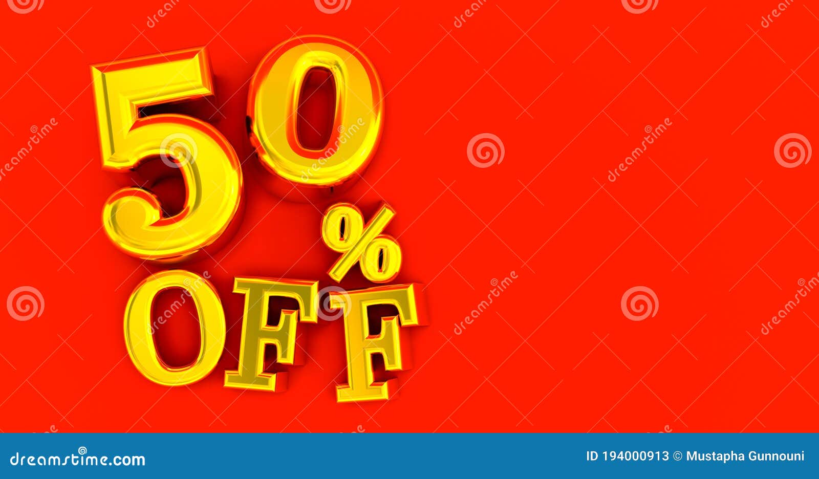 50 Off. Fifty-fifty. Gold Fifty Percent. Gold Fifty Percent on Red ...